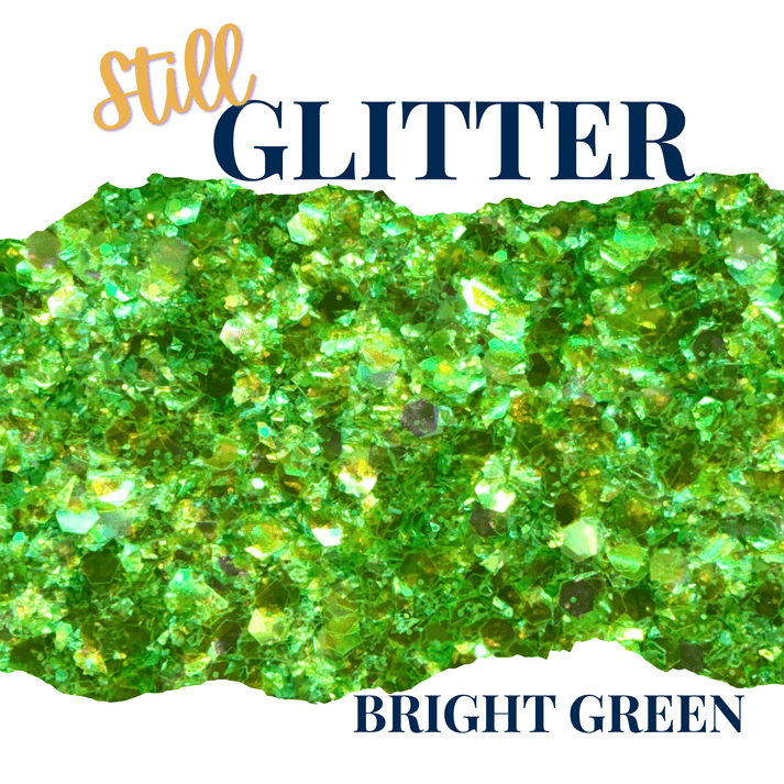 BRIGHT GREEN - Still Glitter – 2 Moms Craft Shack