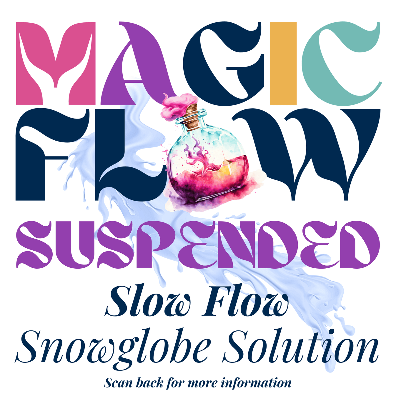 Magic Flow™ SNOWGLOBE SOLUTION - SUSPENDED – 2 Moms Craft Shack