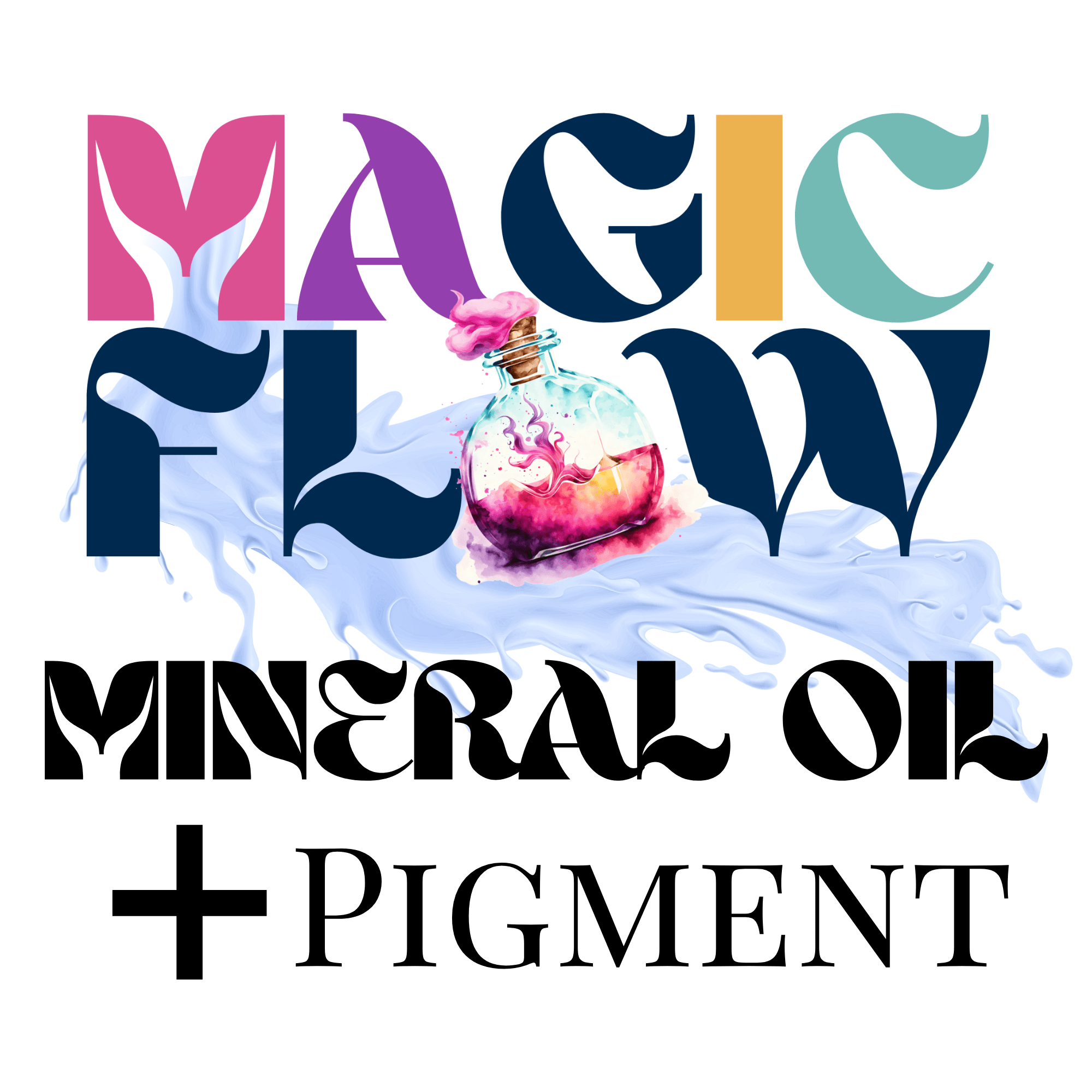 Mineral Oil with added Pigment – 2 Moms Craft Shack